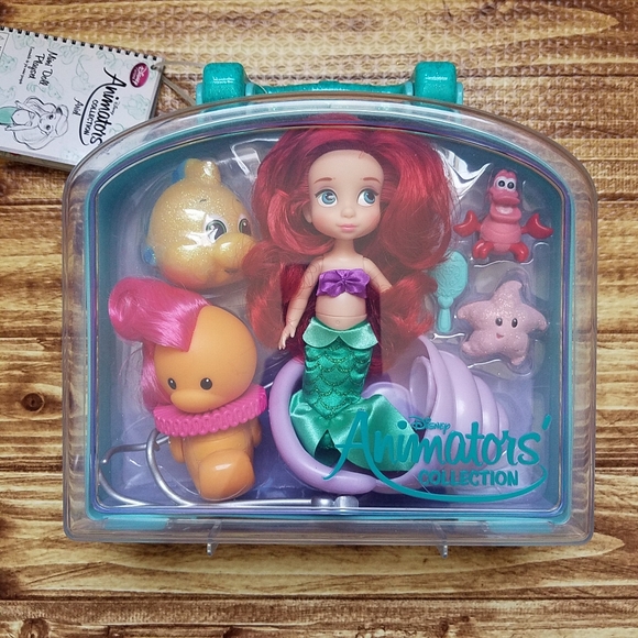 Disney | Toys | Disney Animators Collection Ariel Mini Doll Playset The ...